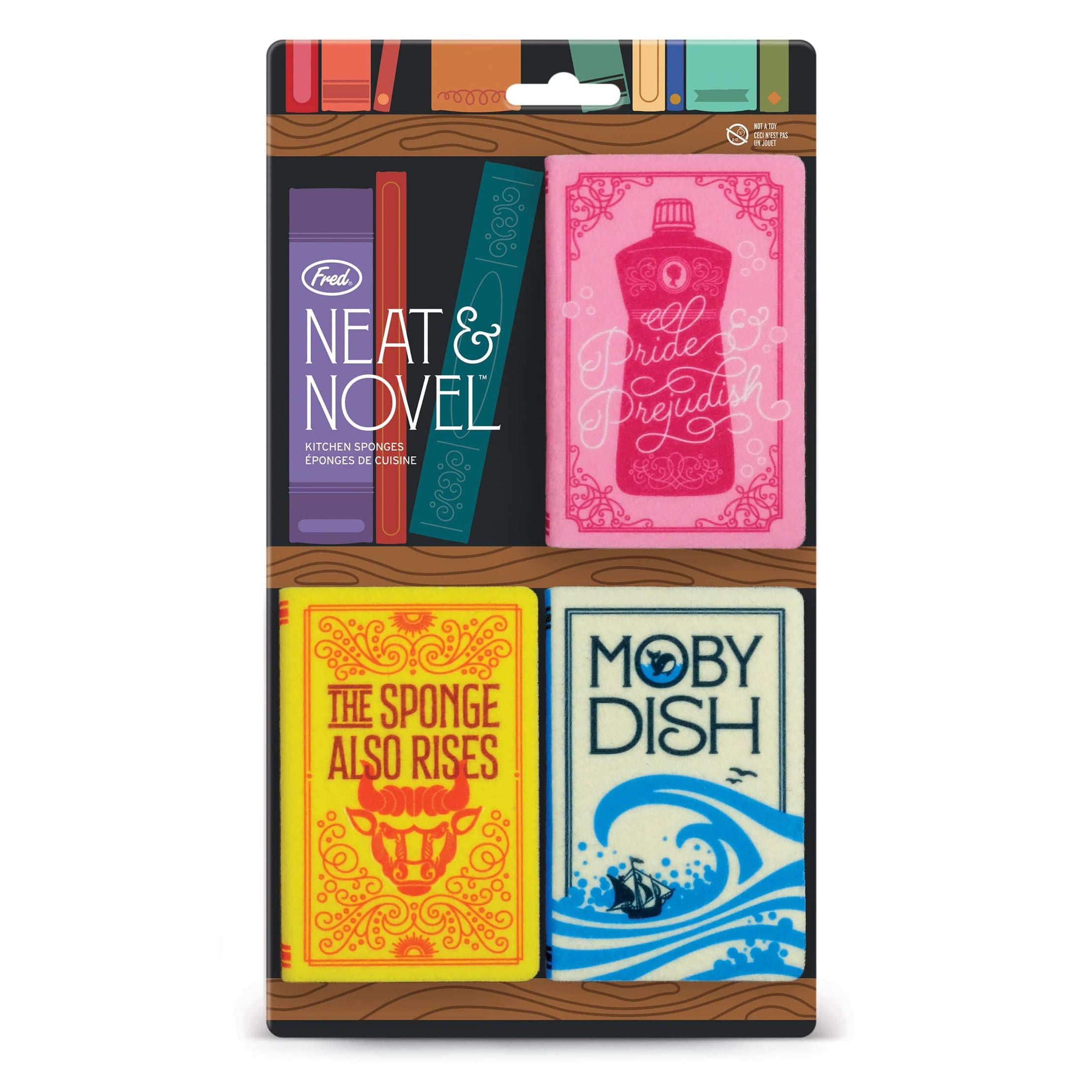 NEAT & NOVEL | Classic Book Sponges
