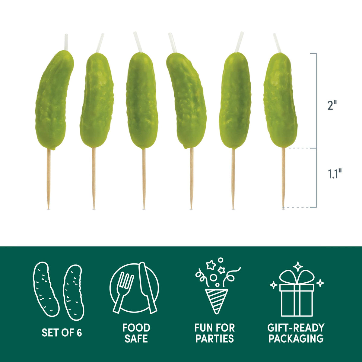 PICKLE PARTY | Pickle Celebration Cake Candles