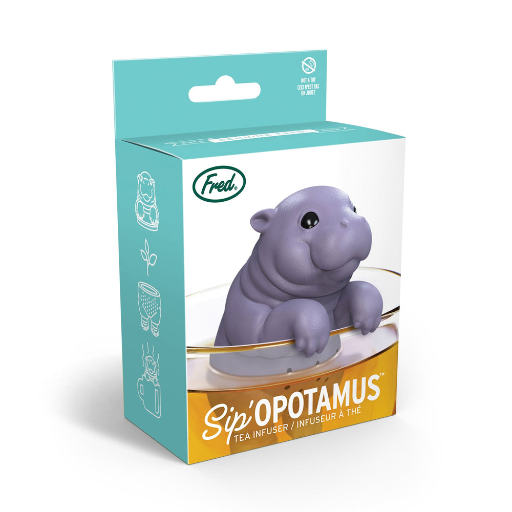 SIP'OPOTAMUS | Baby Hippo Tea Infuser - Moo Deng Inspired Design