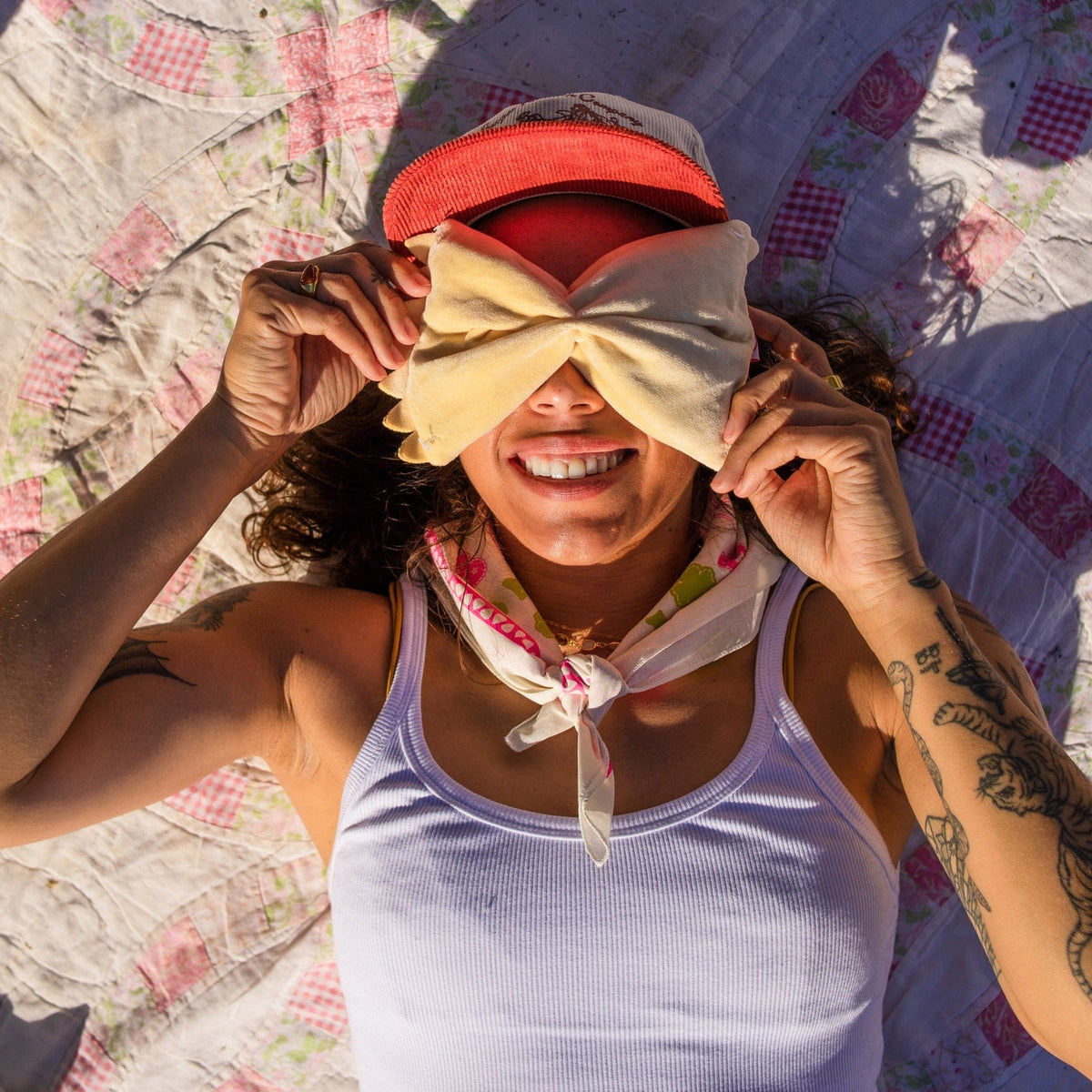 COMFORT FOOD | Farfalle Pasta Hot & Cold Eye Pillow