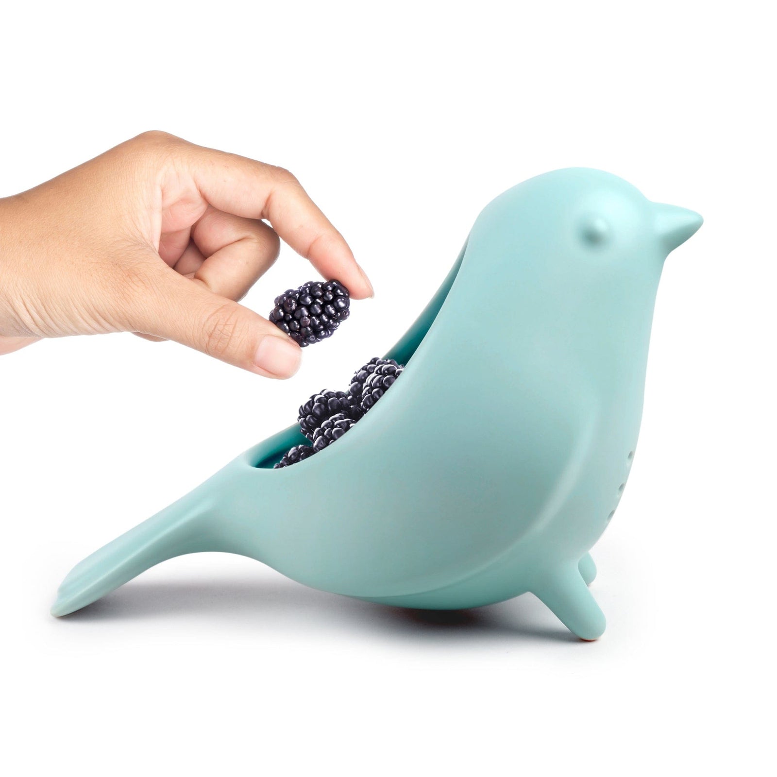 BLUE BIRD | Ceramic Bird Colander