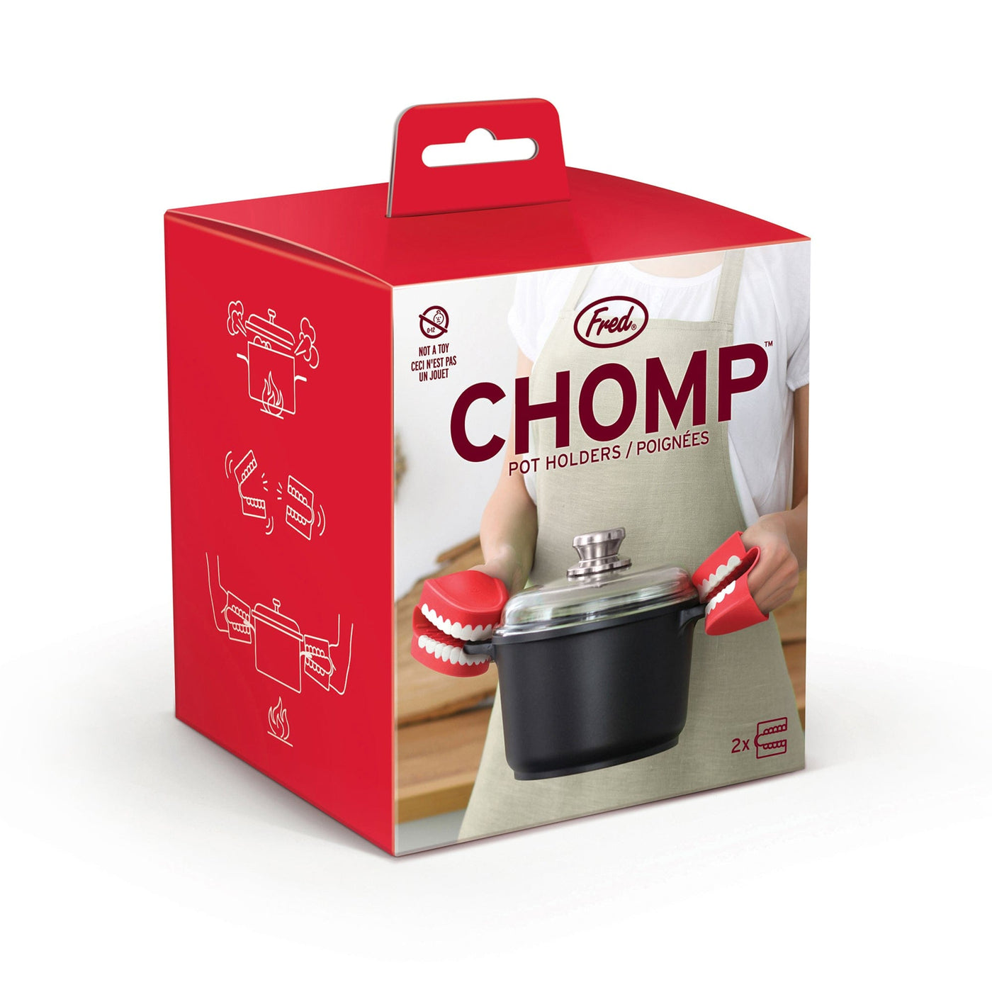 CHOMP - “Chattering” Teeth Oven Mitts