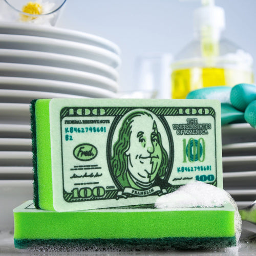 DIRTY MONEY | Cash Money Kitchen Sponges