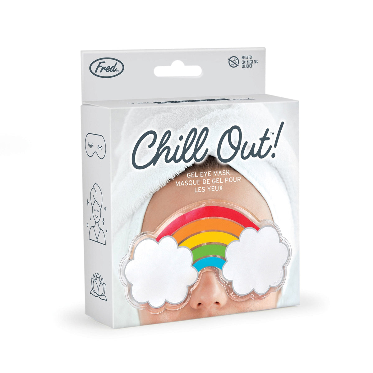 CHILL OUT Gel Eye Mask | Rainbow