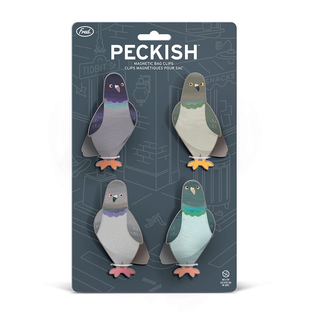 PECKISH BAG CLIPS – Genuine Fred